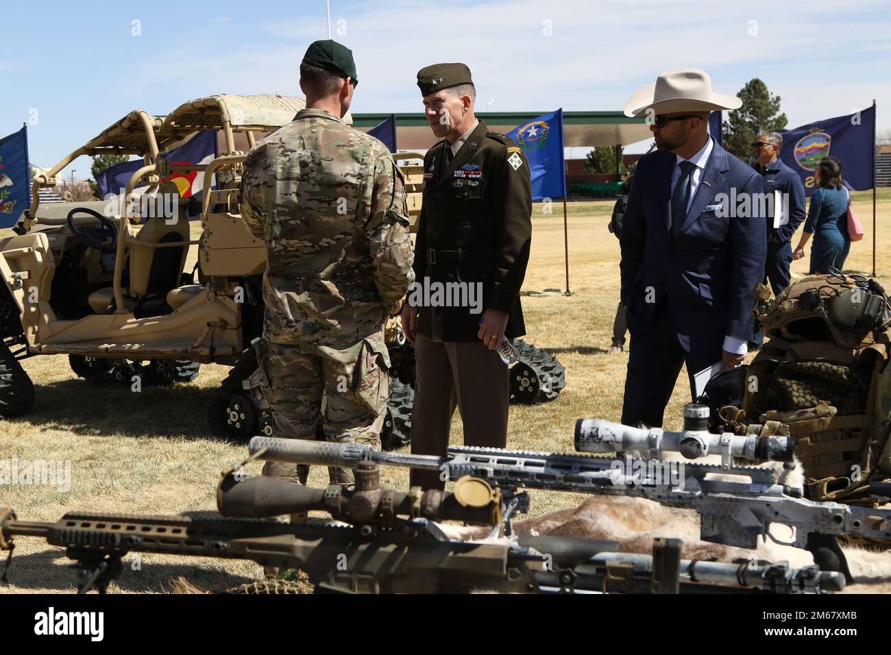 Maj. Gen. David Hodne, commanding general, 4th Infantry Division and ...