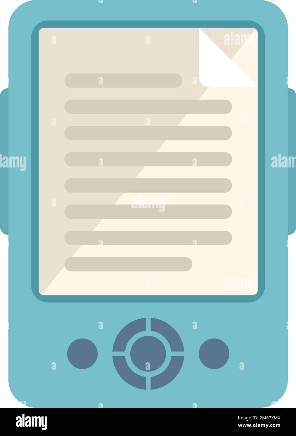 Electronic book icon flat vector. Digital education. School ebook ...