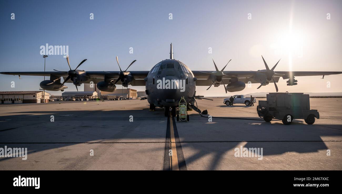 An AC-130J Ghostrider assigned to the 1st Special Operations Wing from ...