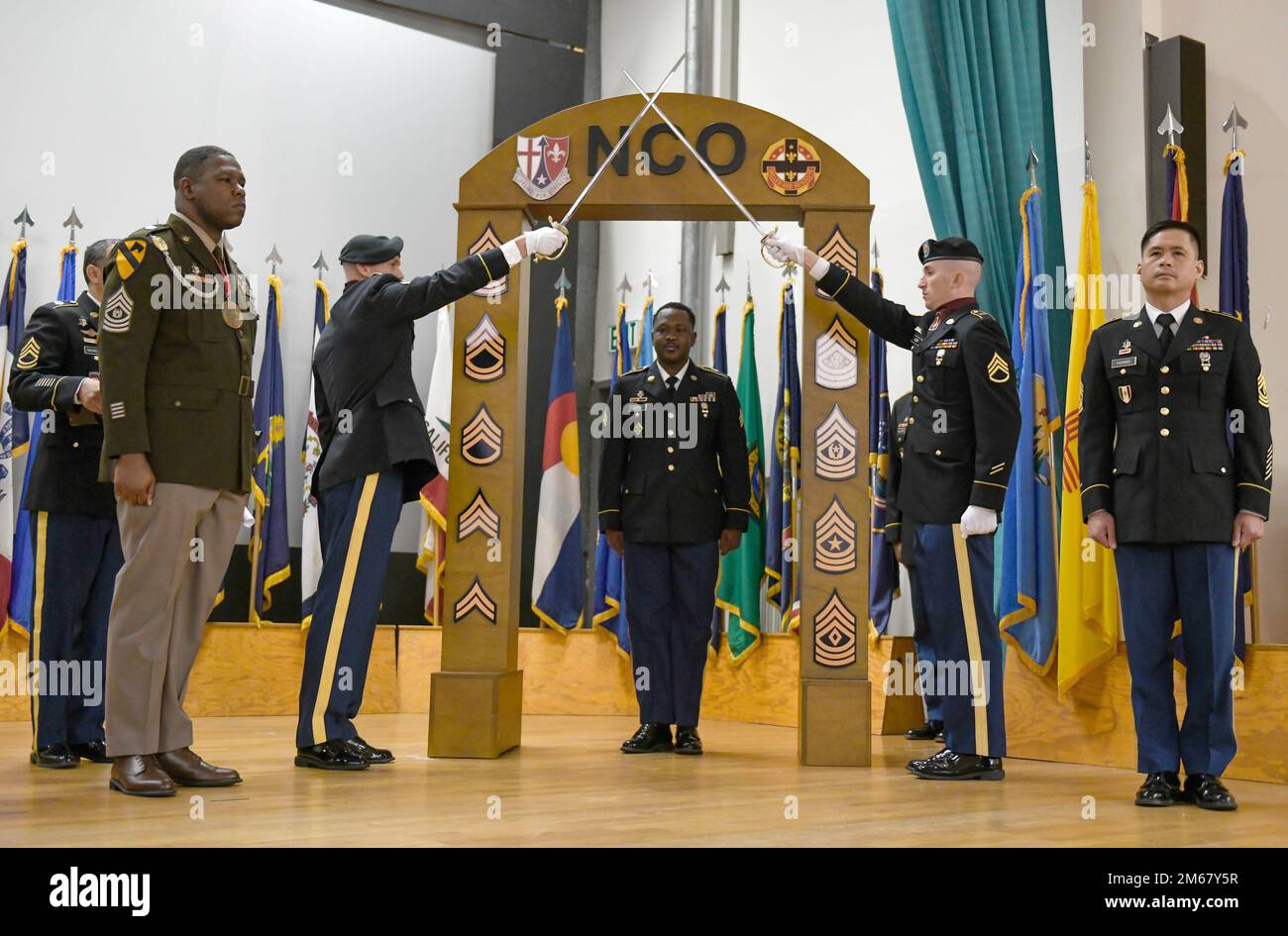 Noncommissioned officer induction ceremony hi-res stock photography and ...