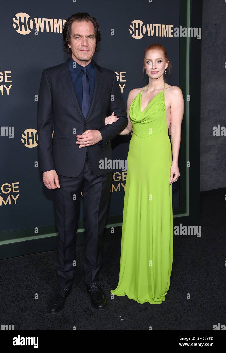 Michael Shannon and Jessica Chastain arriving to the ‘George & Tammy ...