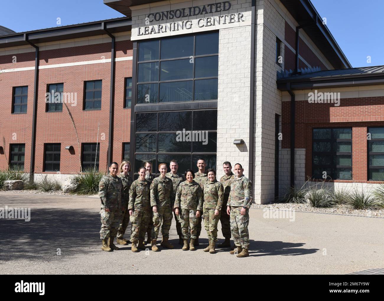 Intelligence leaders from the Intelligence Development Team pose for a ...