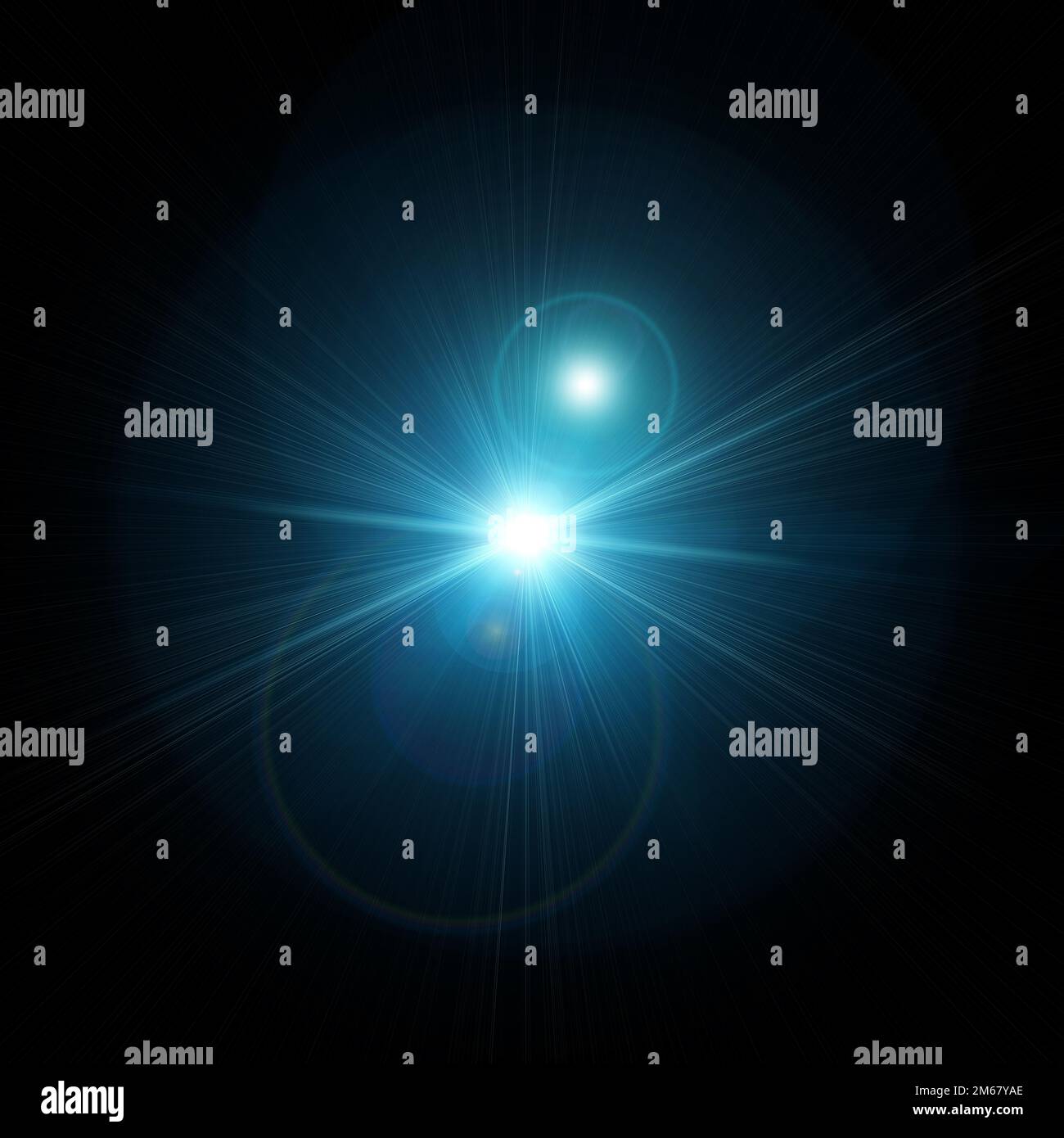 Optical lens flare texture on black background Stock Photo - Alamy