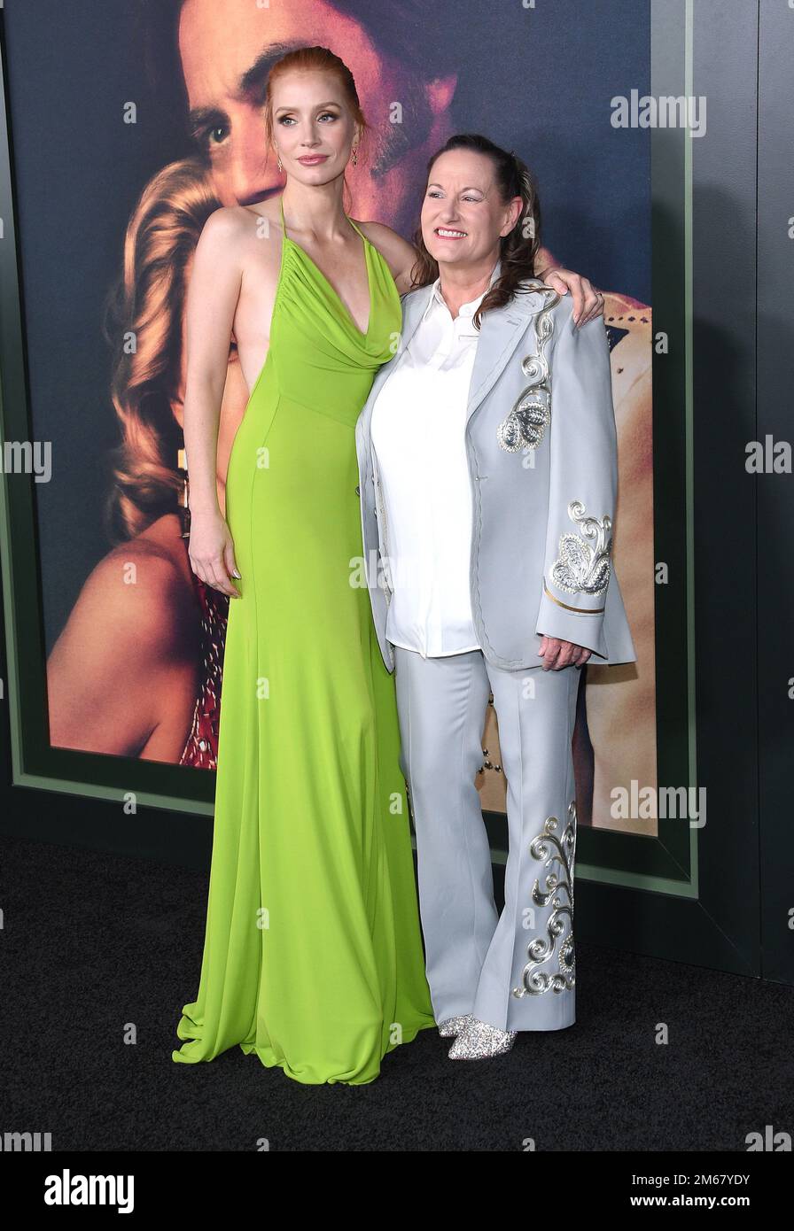Jessica Chastain and Georgette Jones arriving to the ‘George & Tammy ...