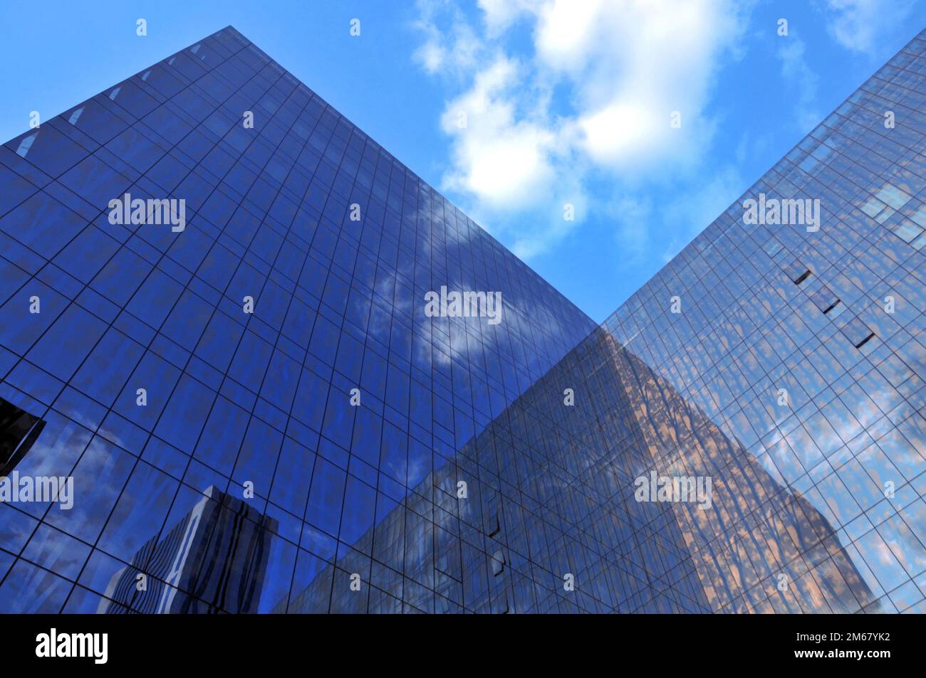 modern architecture with sun reflections Stock Photo - Alamy