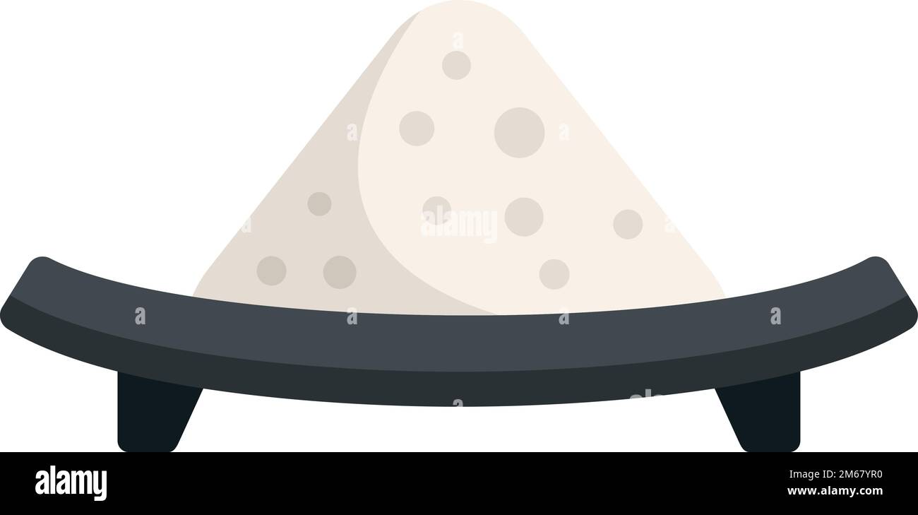 Feta cheese icon flat vector. Freek soft. Tofu olive isolated Stock ...