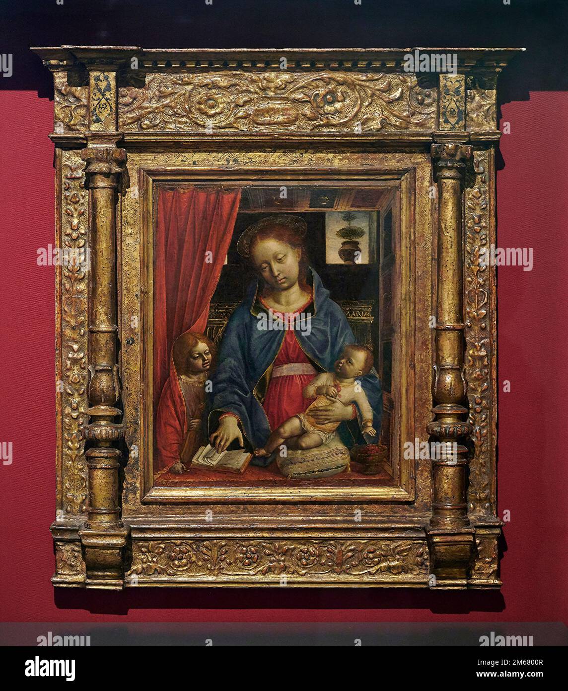Madonna col Bambino e un angelo - olio su tavola - Vincenzo Foppa - XV ...