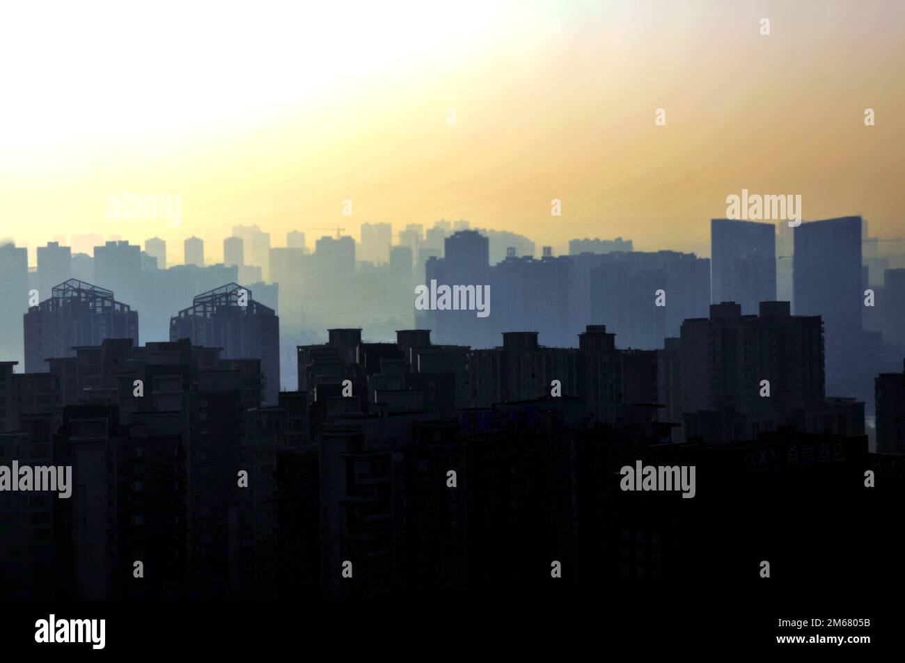 modern architecture with sun reflections Stock Photo - Alamy