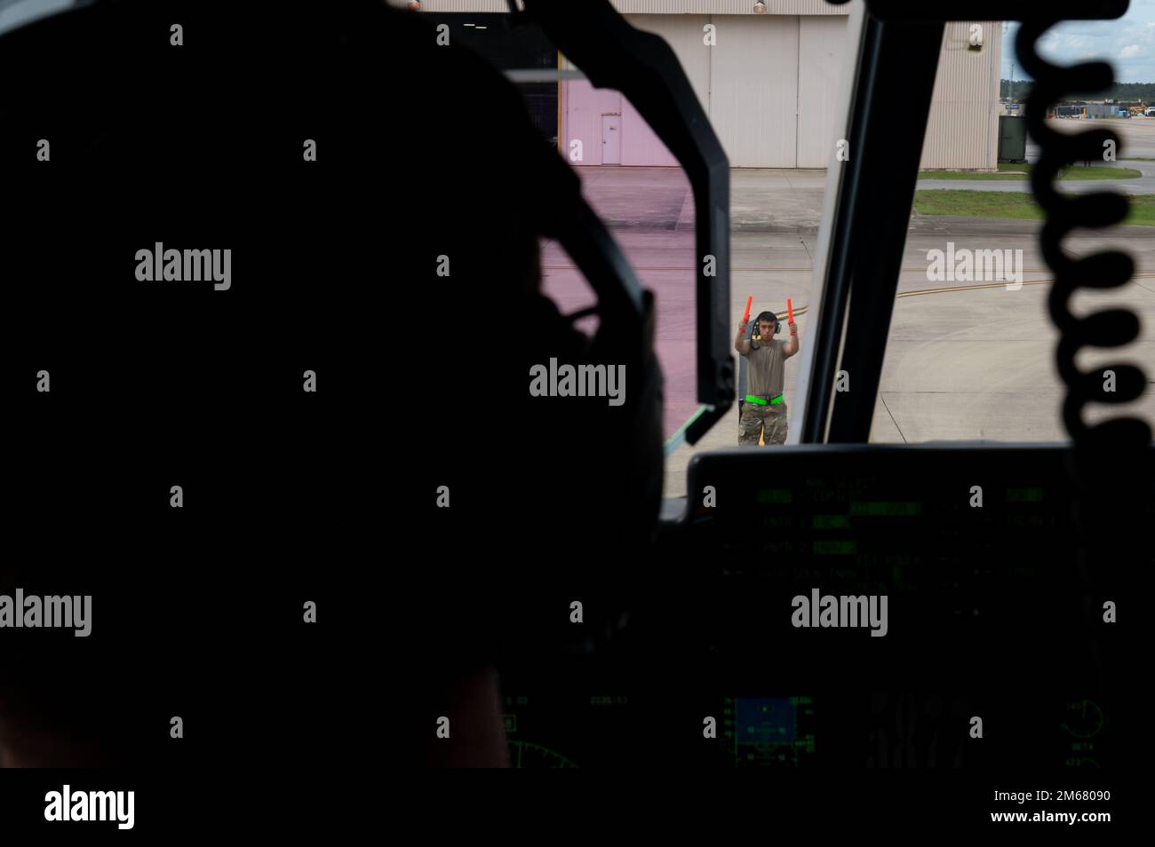 A U.S. Air Force air crew with the 4th Special Operations Squadron ...