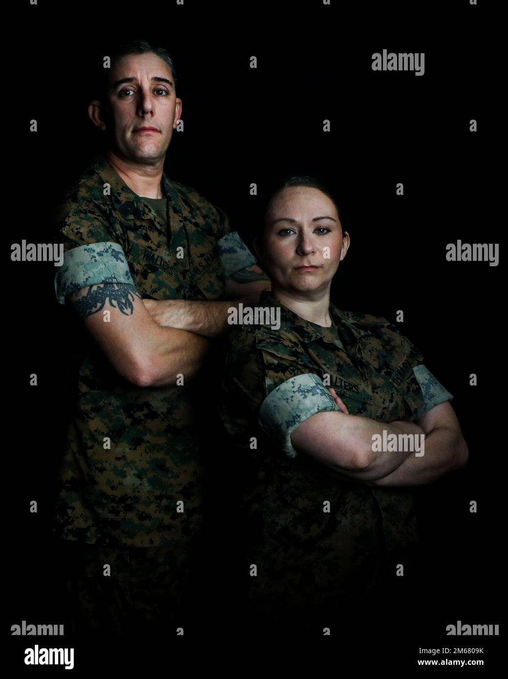 U.S. Marine Corps Master Gunnery Sgt. Brad Walters, ground ordnance ...