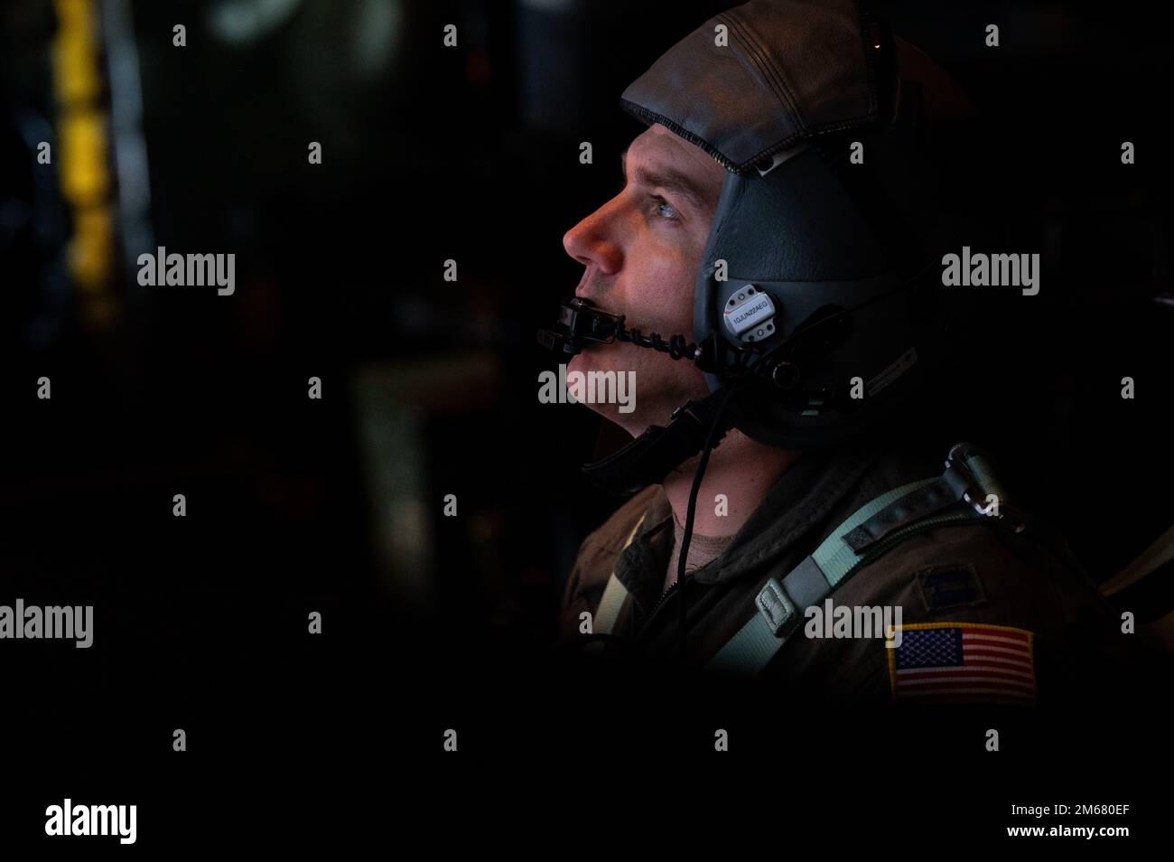 U.S. Air Force Capt. Nathan Blair, a combat systems officer with the ...