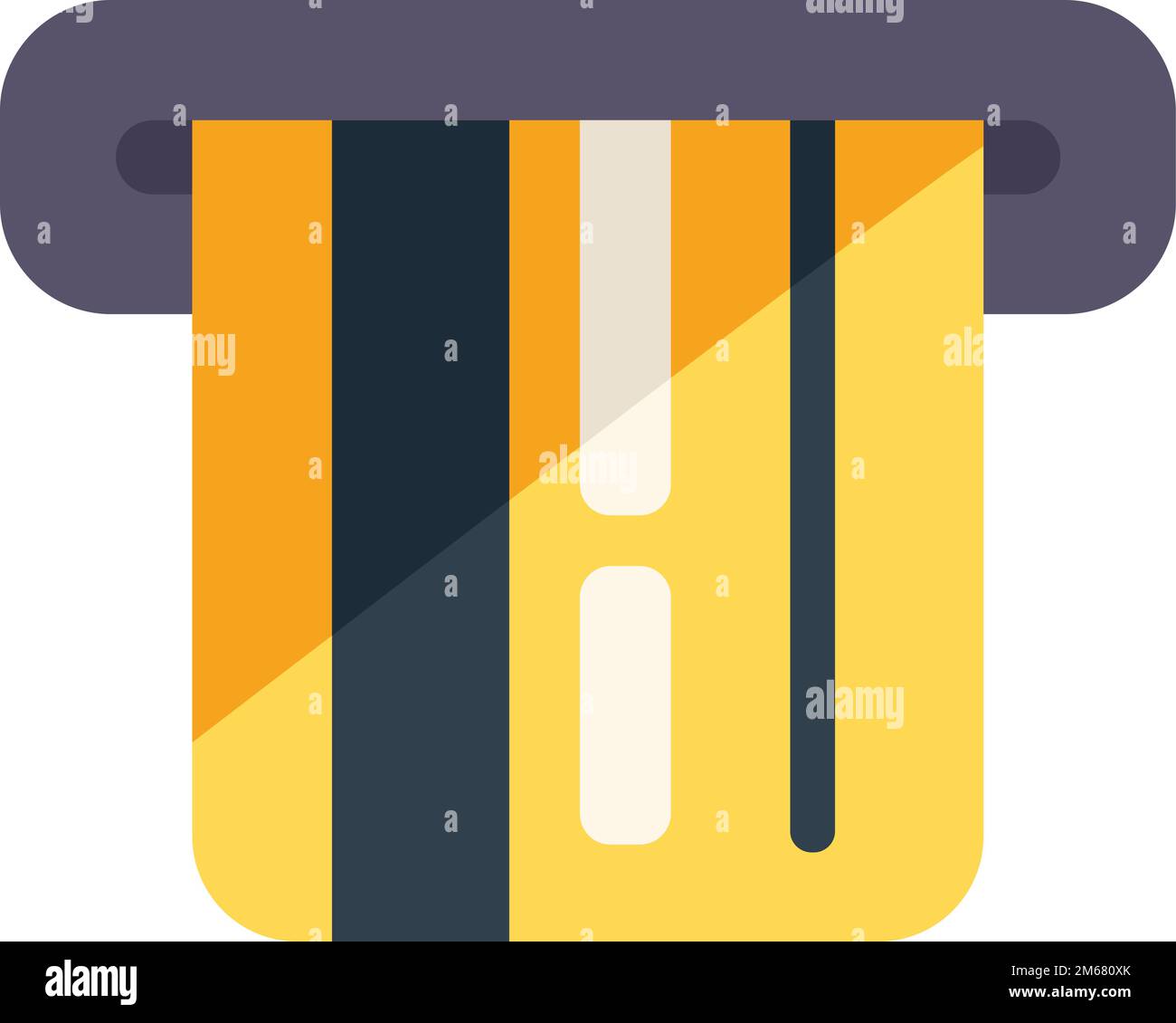 Atm credit card icon flat vector. Finance payment. Digital money ...