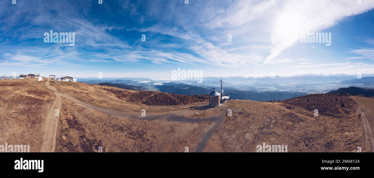 Top of Gerlitzen mountain in Carinthia, Austria.. Famous English Tower ...