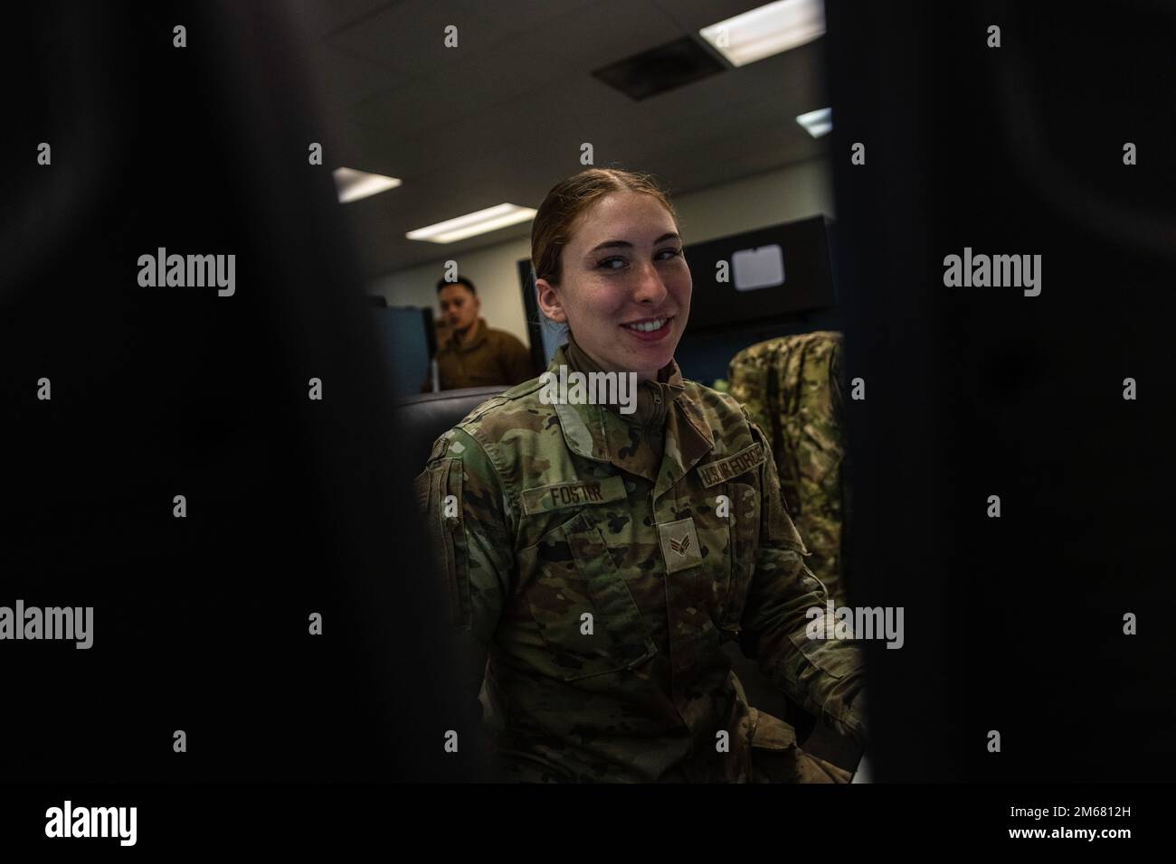 U.S. Air Force Senior Airman Katrina Foster, 60th Aerial Port Squadron ...