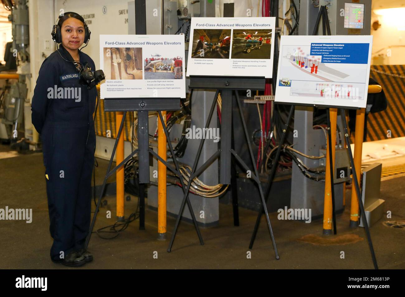 Electrician's Mate Fireman Elsy Marinlanda, from Lincoln, Delaware ...