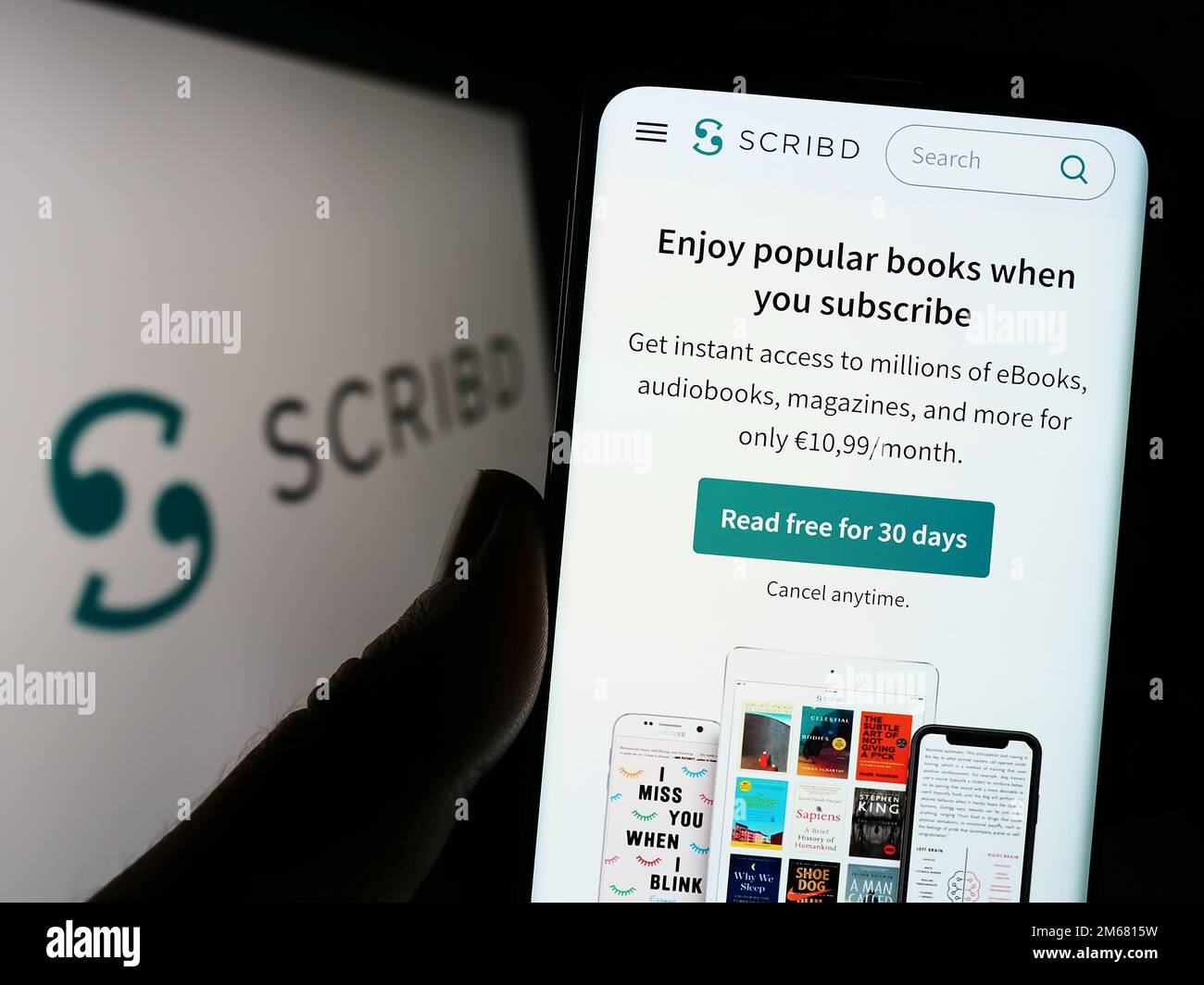 Scribd logo hi-res stock photography and images - Alamy