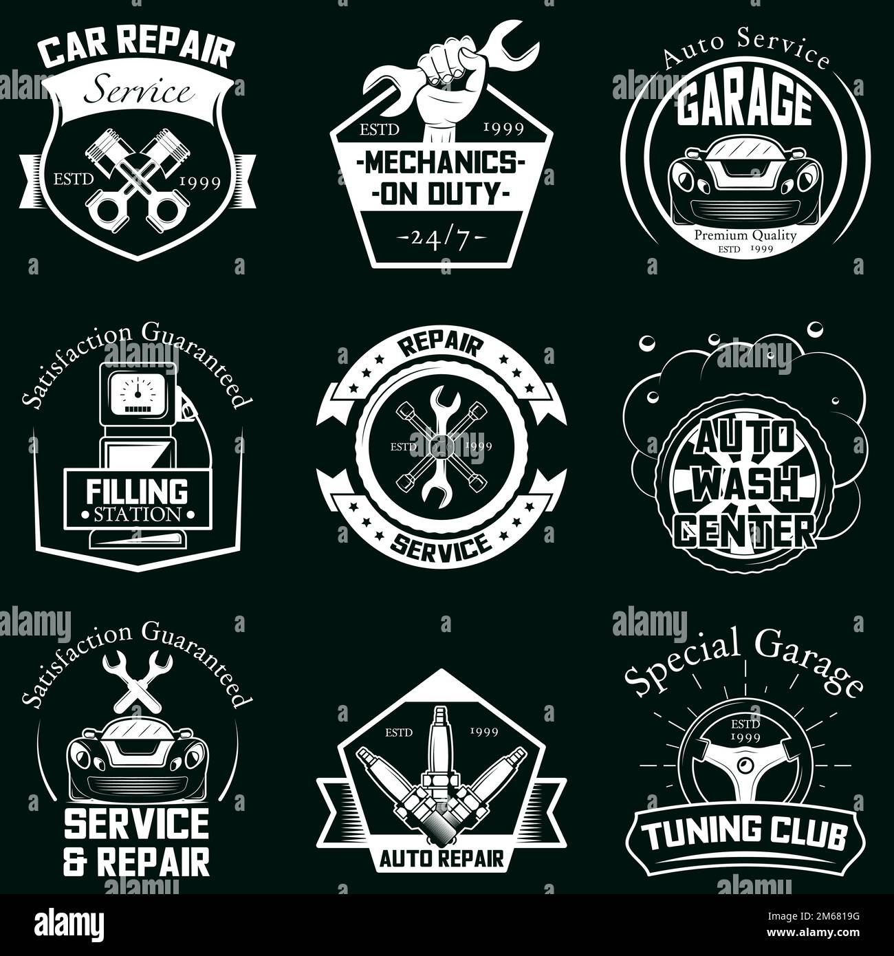 Automotive Repair Logos Ideas