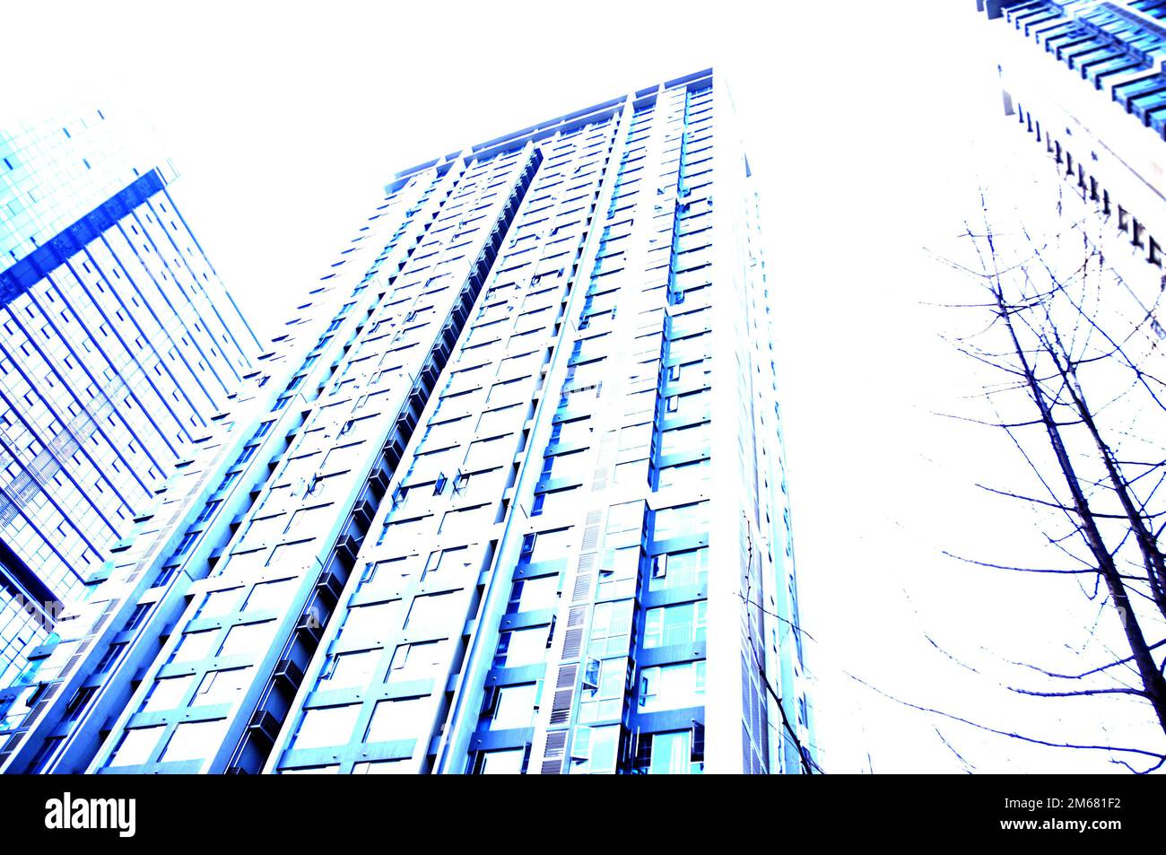 modern architecture with sun reflections Stock Photo - Alamy