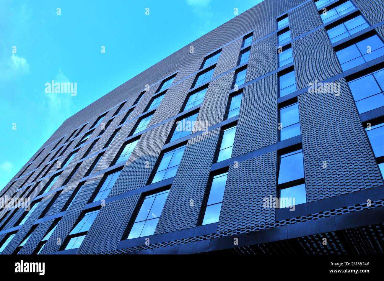 modern architecture with sun reflections Stock Photo - Alamy