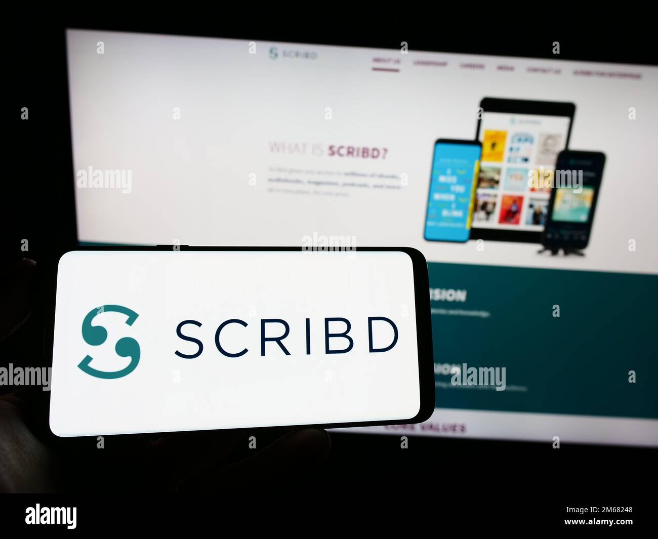 Scribd logo hi-res stock photography and images - Alamy
