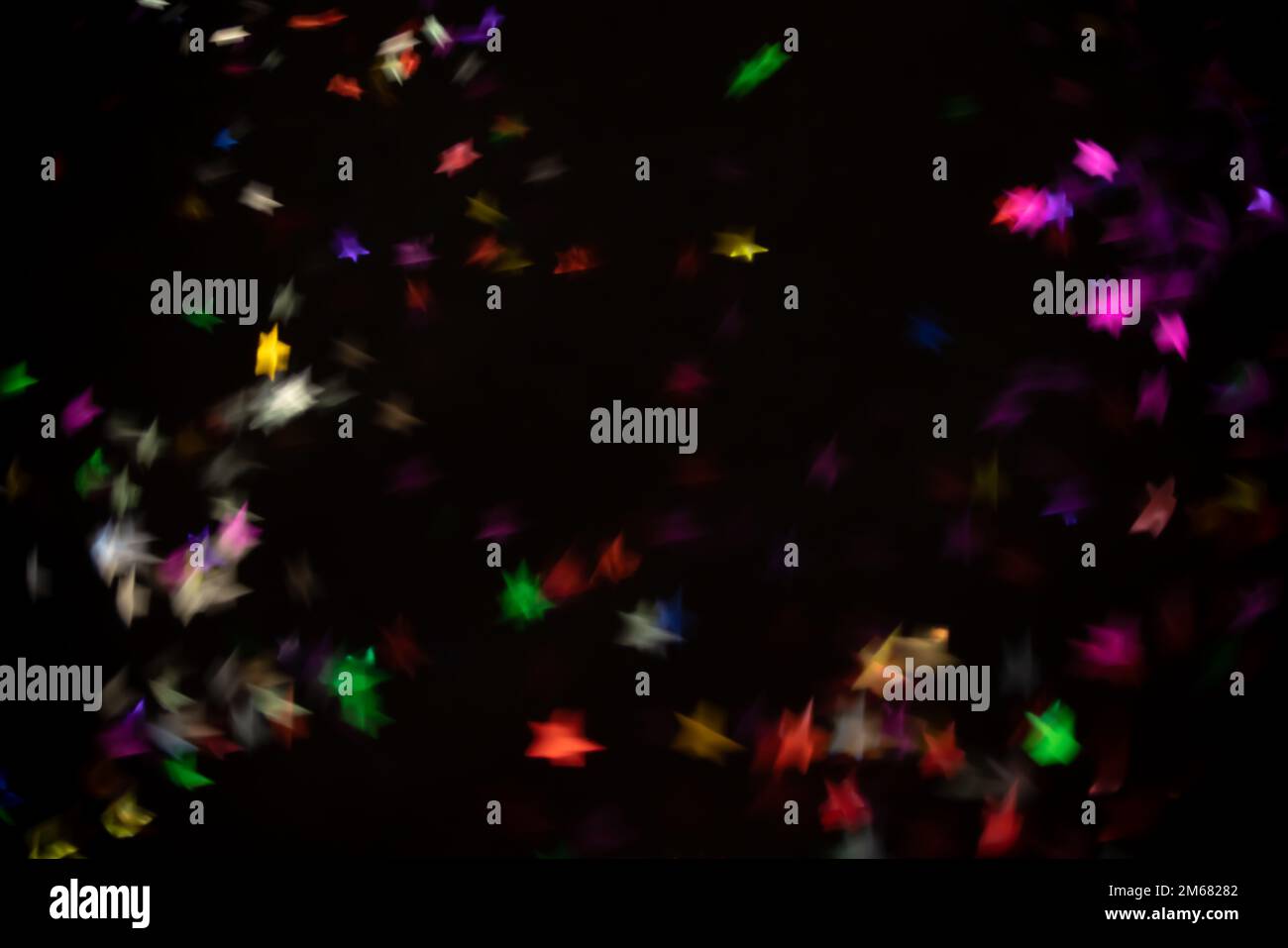 Party Colorful Glitter Confetti on Black Background Stock Photo - Alamy