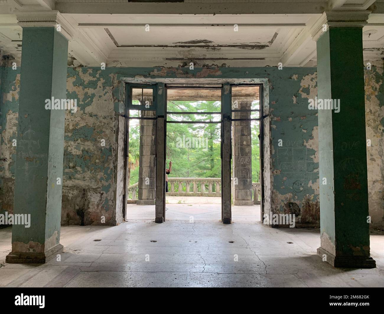 Georgia's abandoned Soviet sanatoriums in Tskaltubo. A popular spa town ...