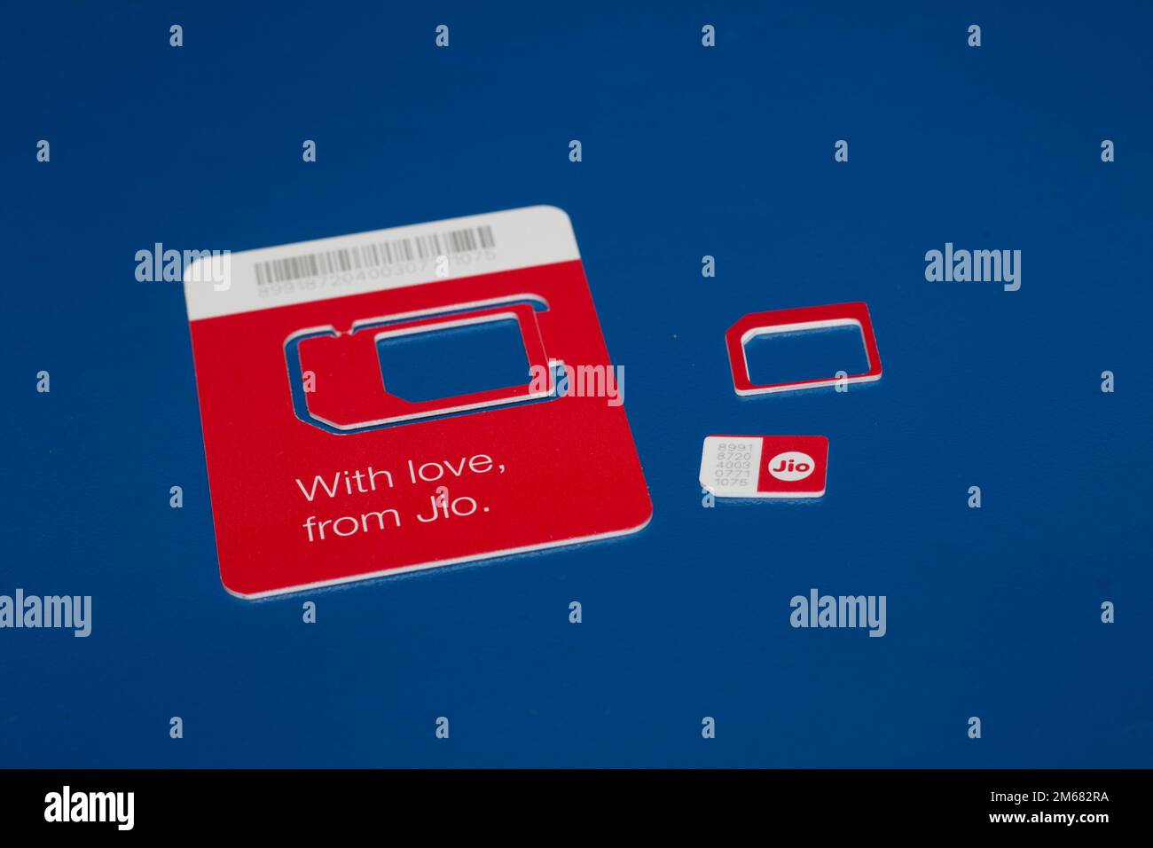 Delhi, India - Jio SIM With Every JioFi or 4G Smartphone Background for ...