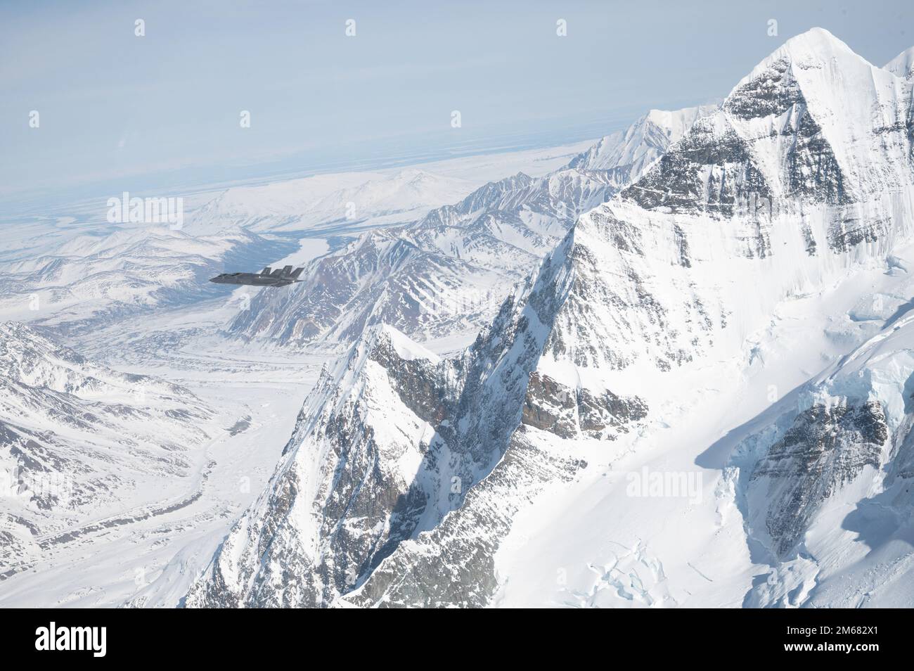 Two U.S. Air Force F-35A Lighting IIs assigned to the 354th Fighter ...