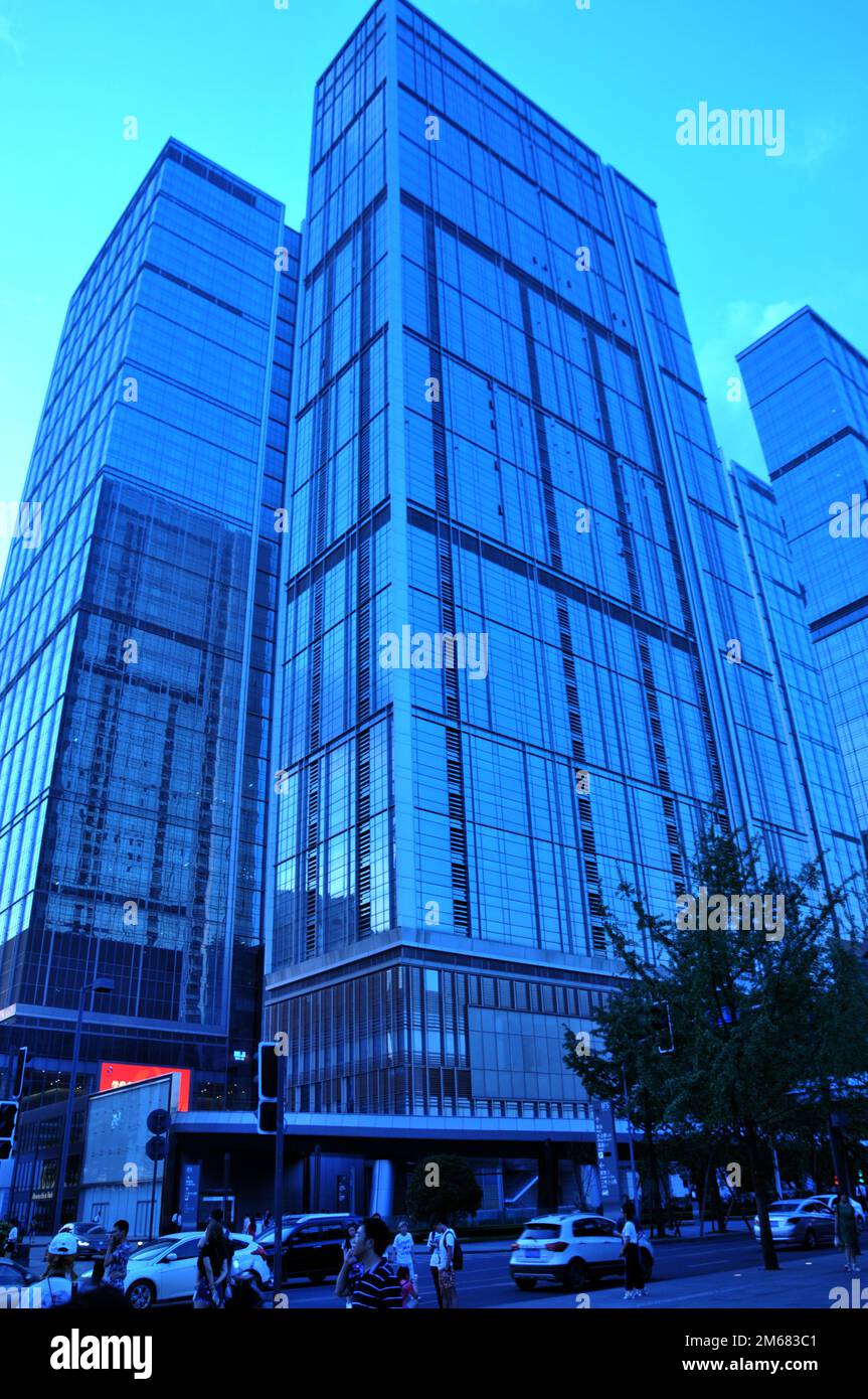 modern architecture with sun reflections Stock Photo - Alamy