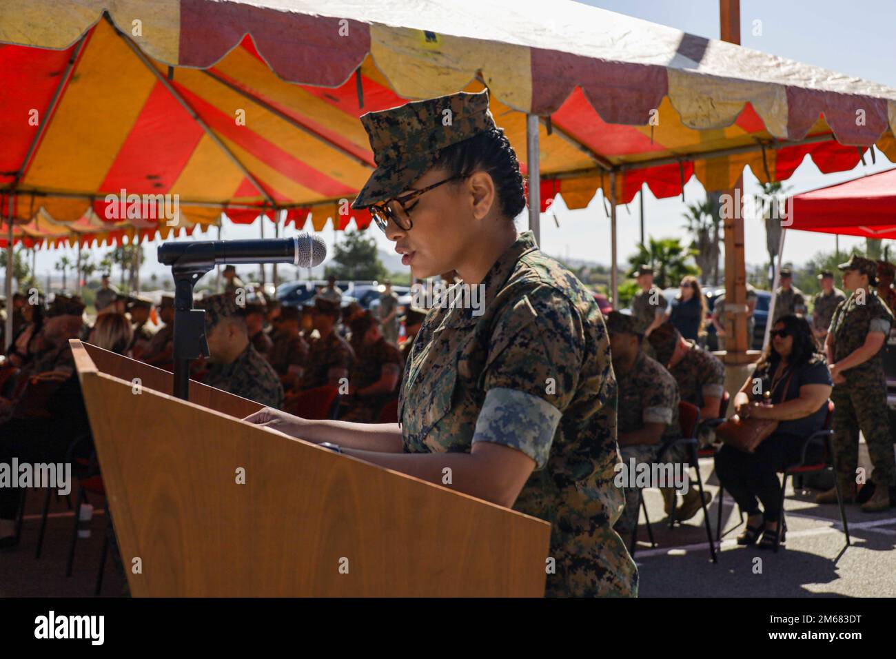 U.S. Marine Corps Staff Sgt. Beatriz Ripper, career planner with 9th ...