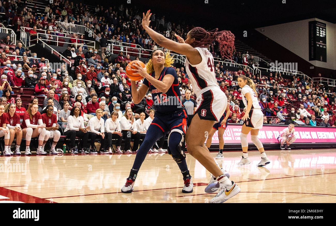 Maples Pavilion Palo Alto, CA. 02nd Jan, 2023. U.S.A. Arizona forward ...
