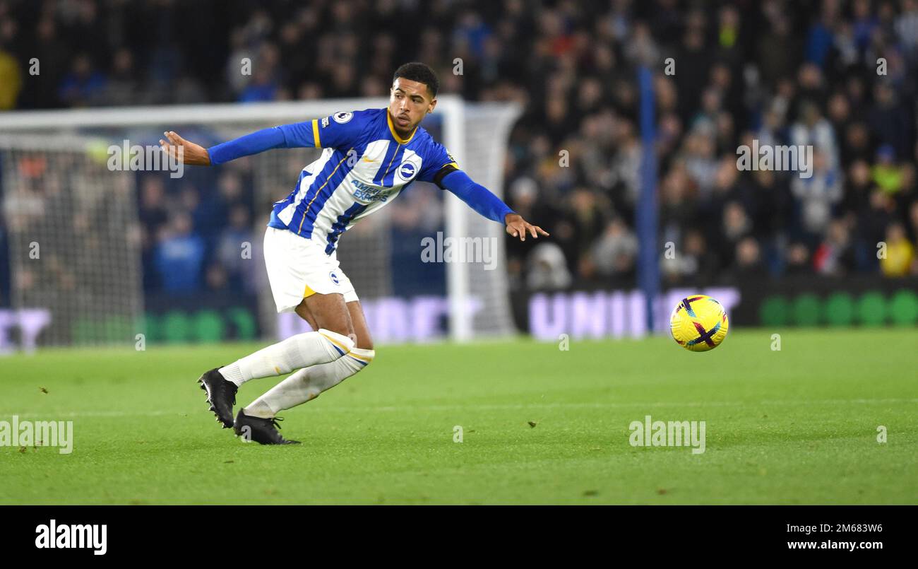 Levi Colwill of Brighton during the Premier League match between ...