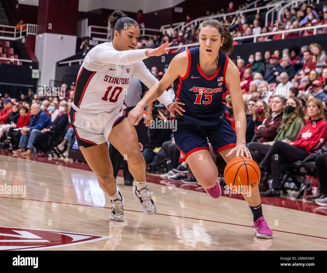 Maples Pavilion Palo Alto, CA. 02nd Jan, 2023. U.S.A. Arizona guard ...