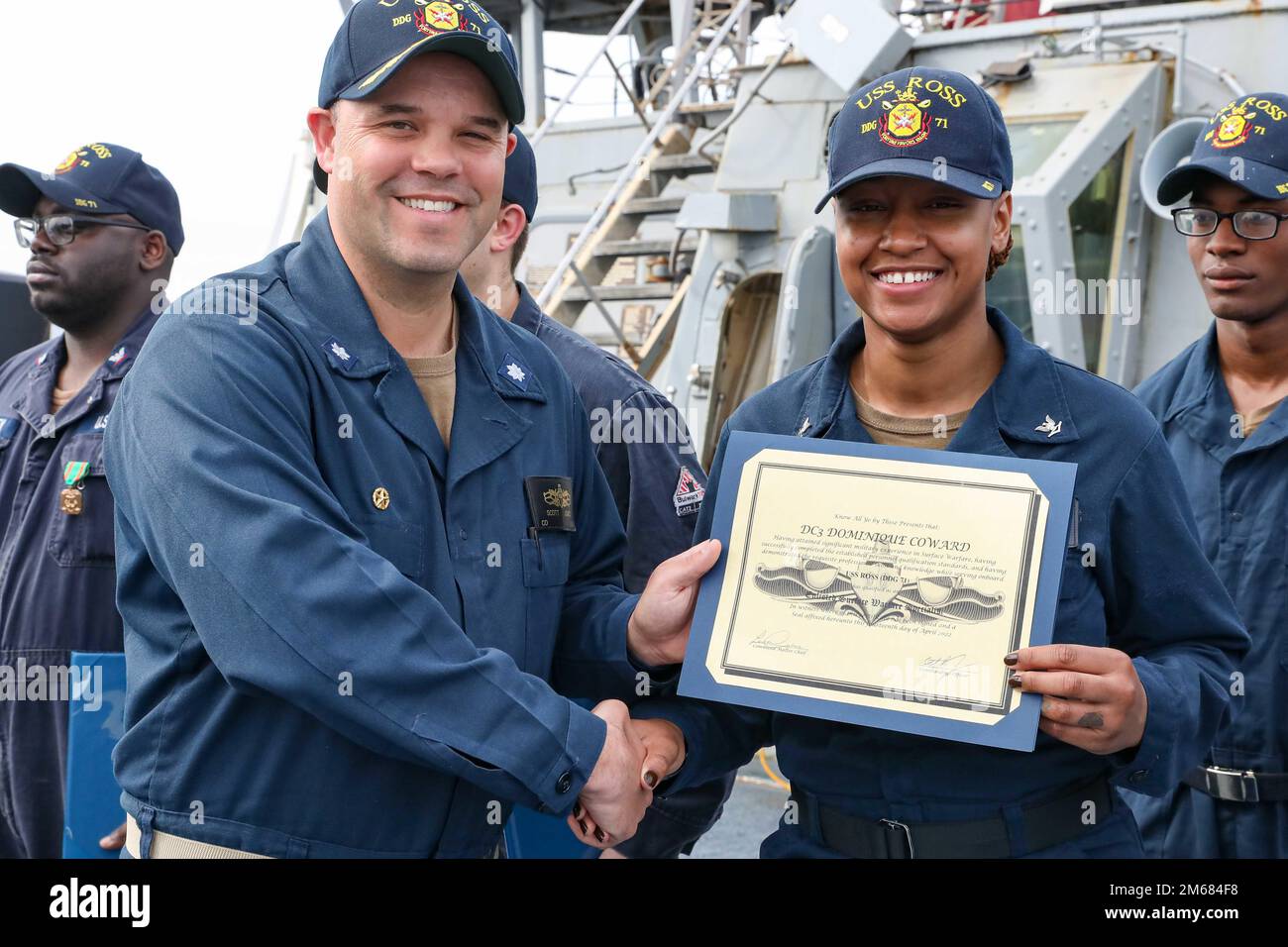 220415-N-UN585-2122 MEDITERRANEAN SEA (April 15, 2022) Cmdr. Scott ...