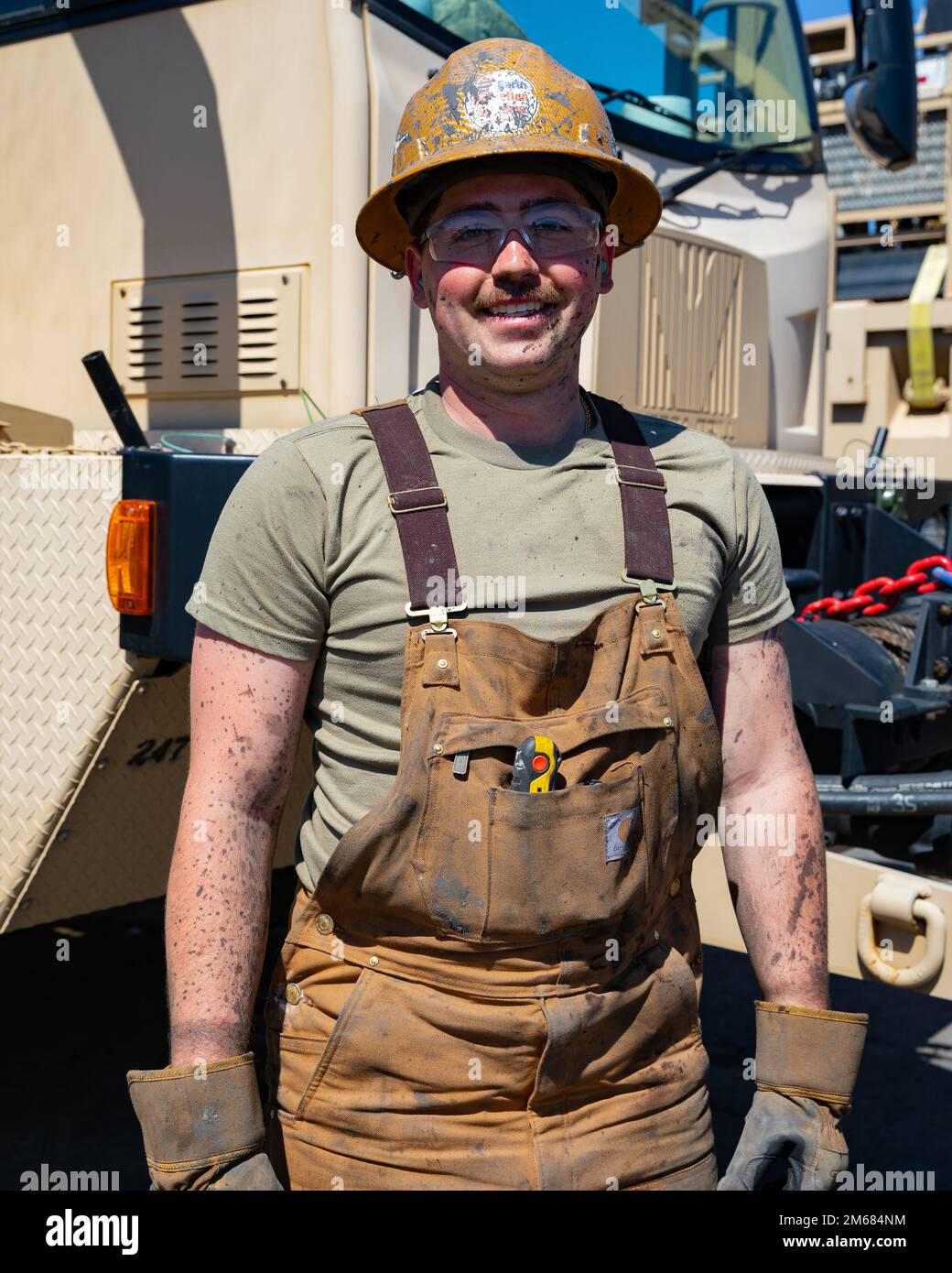 U.S. Army Spc. Brandan Turner, a horizontal construction engineer ...