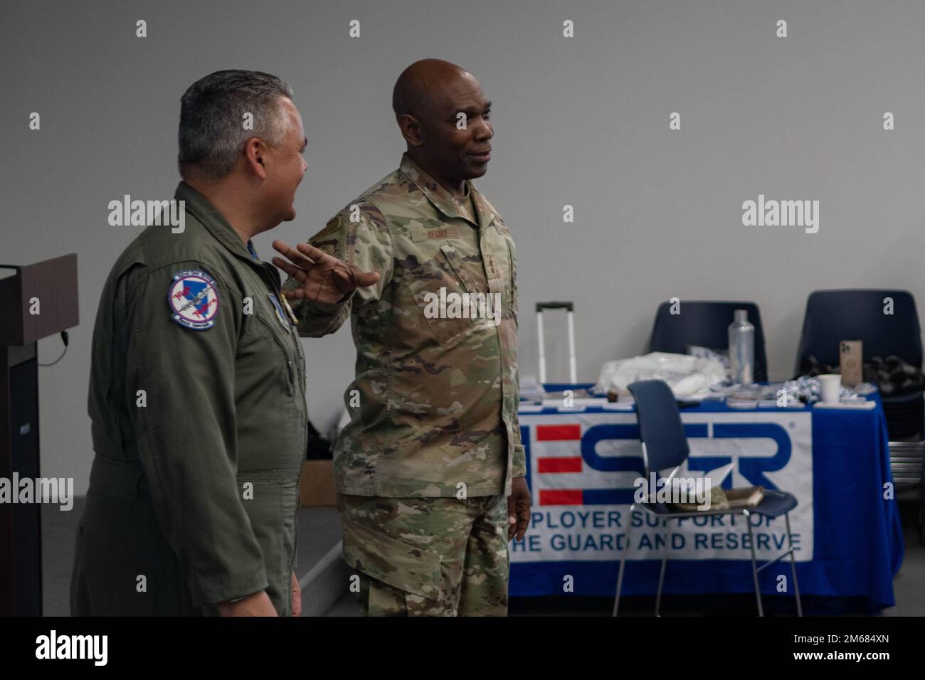 Maj. Gen. Ondra Berry, Nevada Adjutant General, and Chief Master Sgt ...