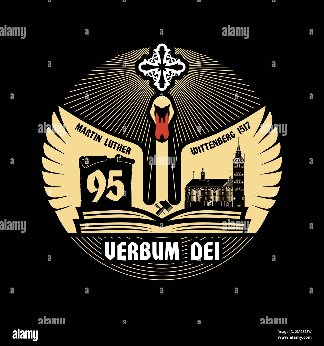 Luther and reformation Stock Vector Images - Alamy