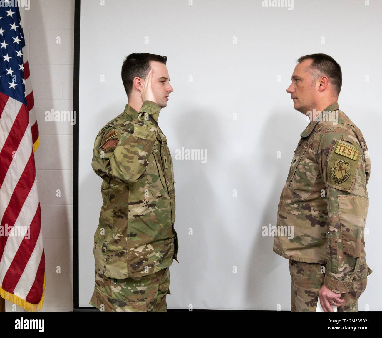 From right, Lt. Col. Dayvid Prahl, chief, Space Test Branch, Test ...