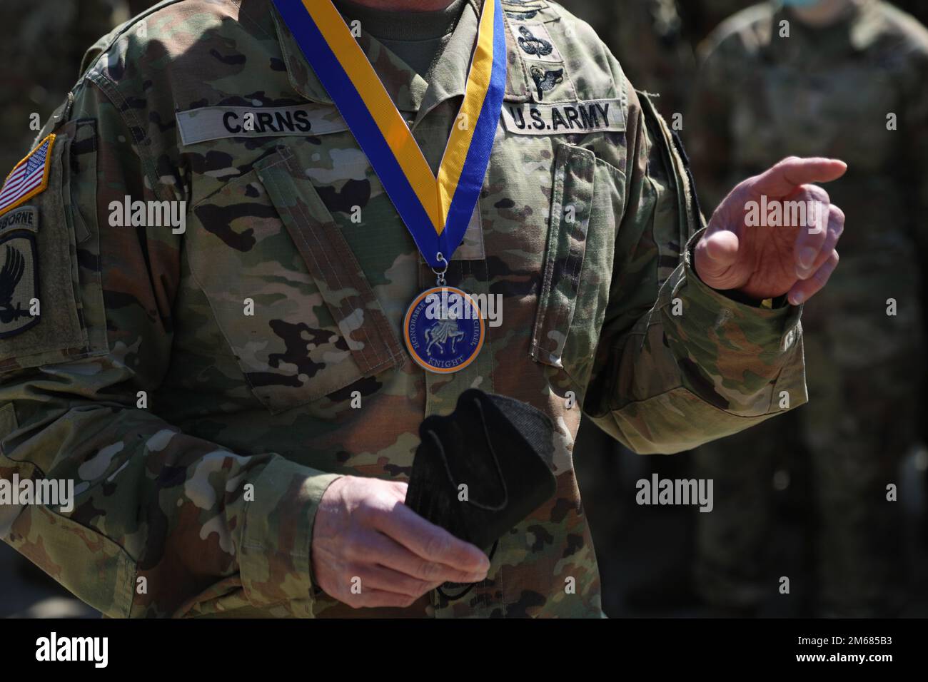 2nd Infantry Division Command Sgt. Maj. Shawn F. Carns, is inducted ...