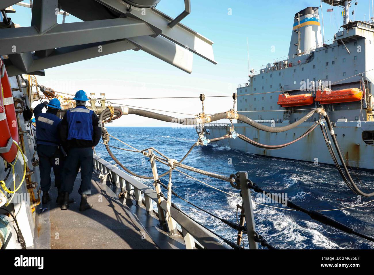 220415-N-UN585-1162 MEDITERRANEAN SEA (April 15, 2022) Seaman Justin ...