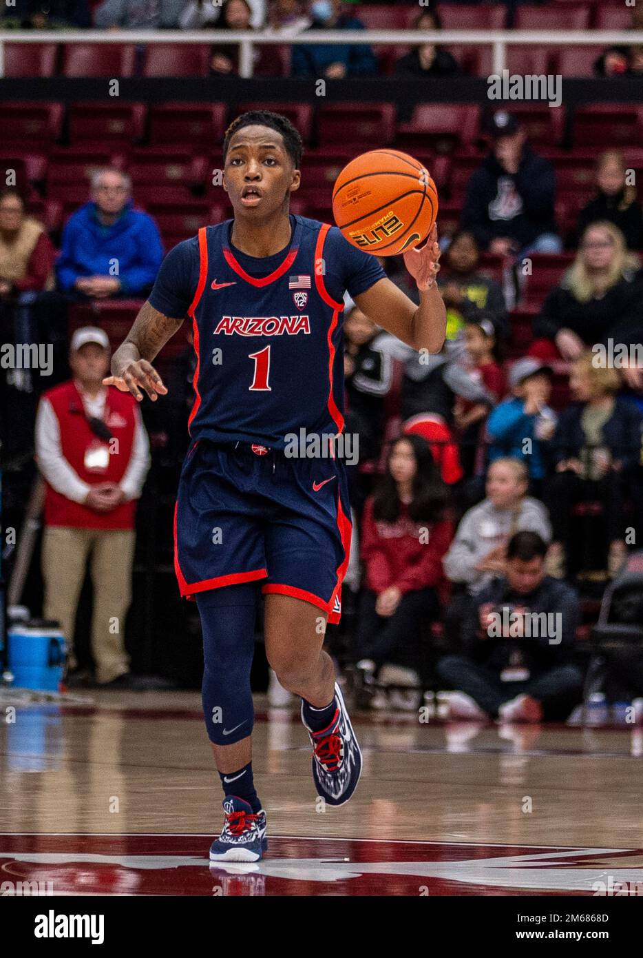 Maples Pavilion Palo Alto, CA. 02nd Jan, 2023. U.S.A. Arizona guard ...