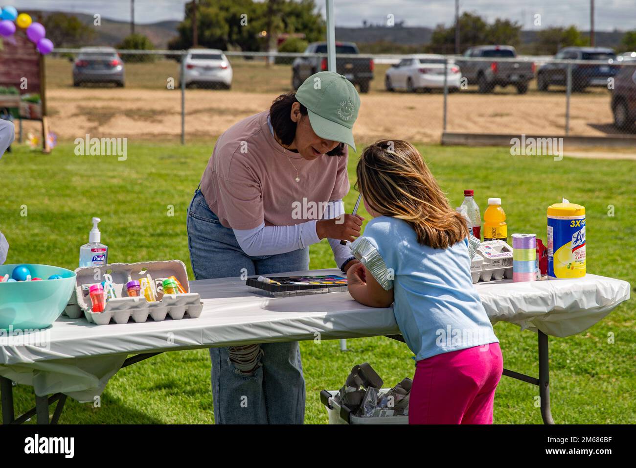 A family member with Weapons and Field Training Battalion (WFTBN ...