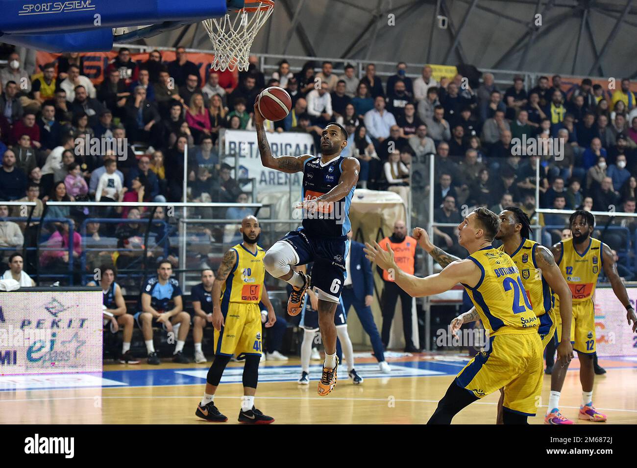 Michineau David (Gevi Napoli) during Givova Scafati vs GeVi Napoli ...