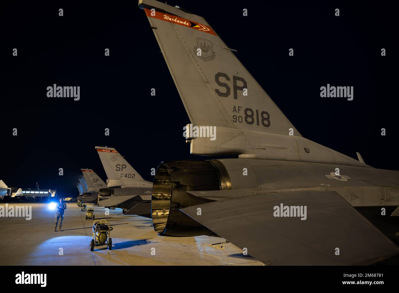 U.S. Air Force Airman 1st class Samuel Landreth, 480th Expeditionary ...