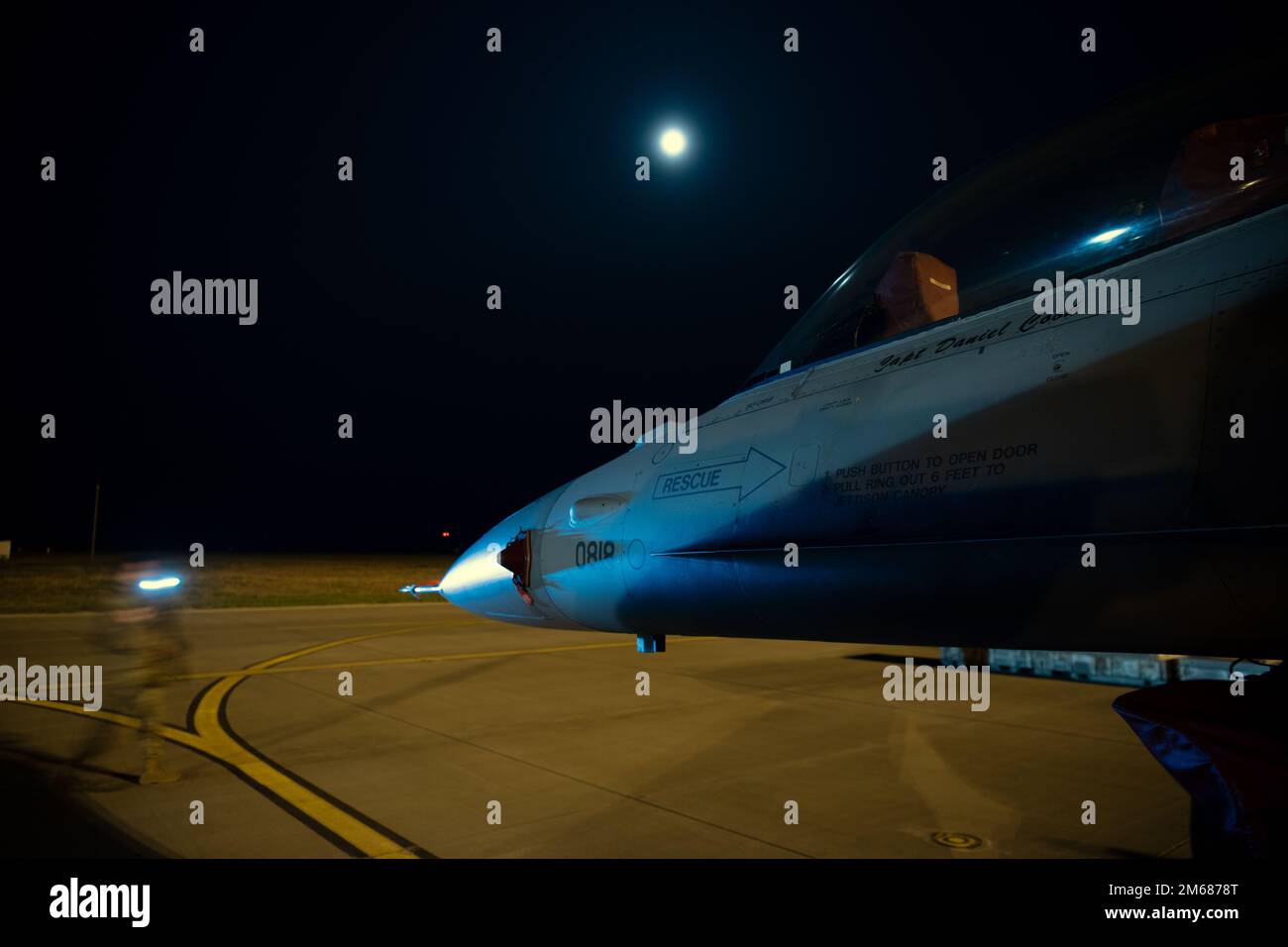 U.S. Air Force Airman 1st class Samuel Landreth, 480th Expeditionary ...