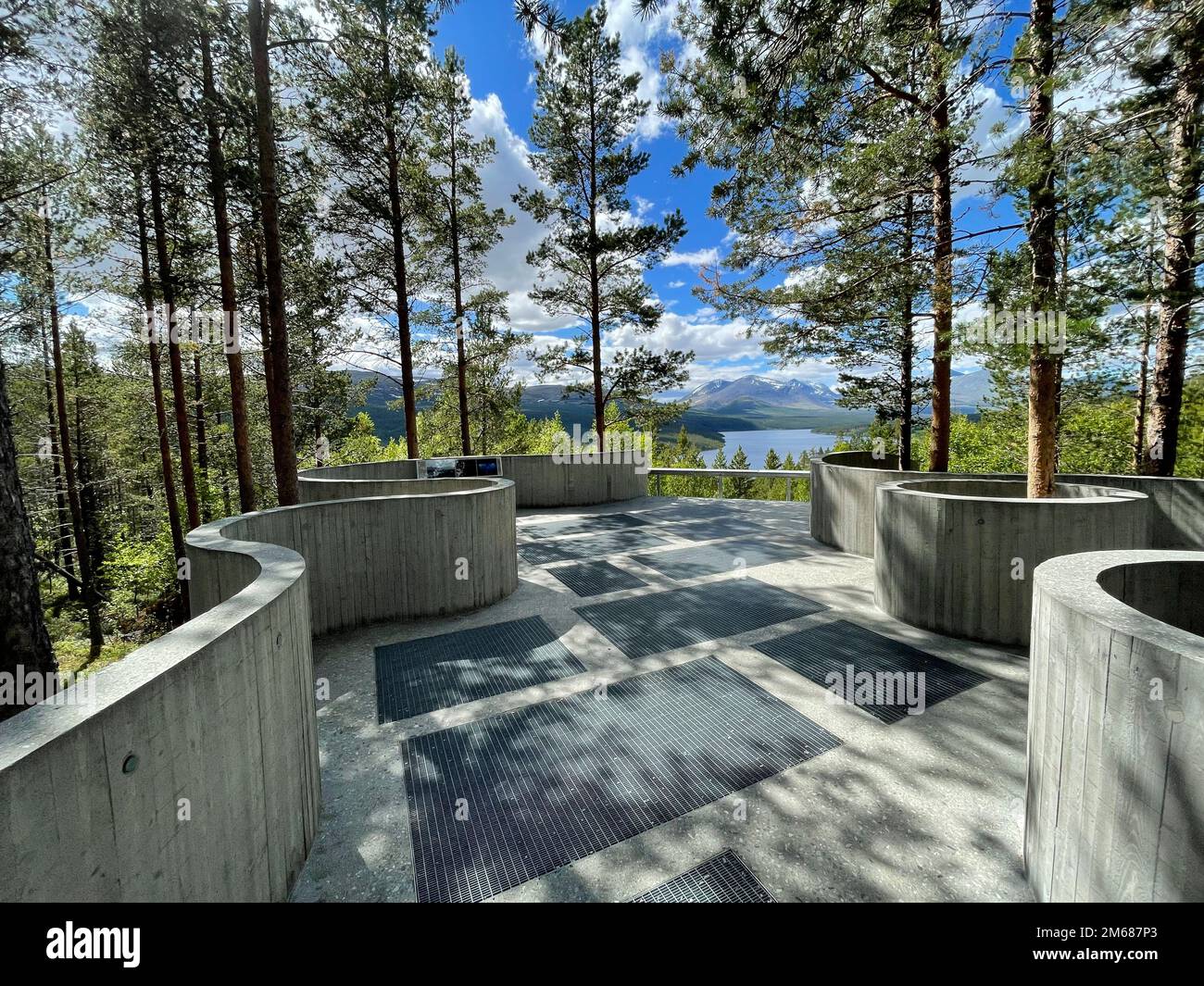 A beautiful shot of a large building area near a view of ...