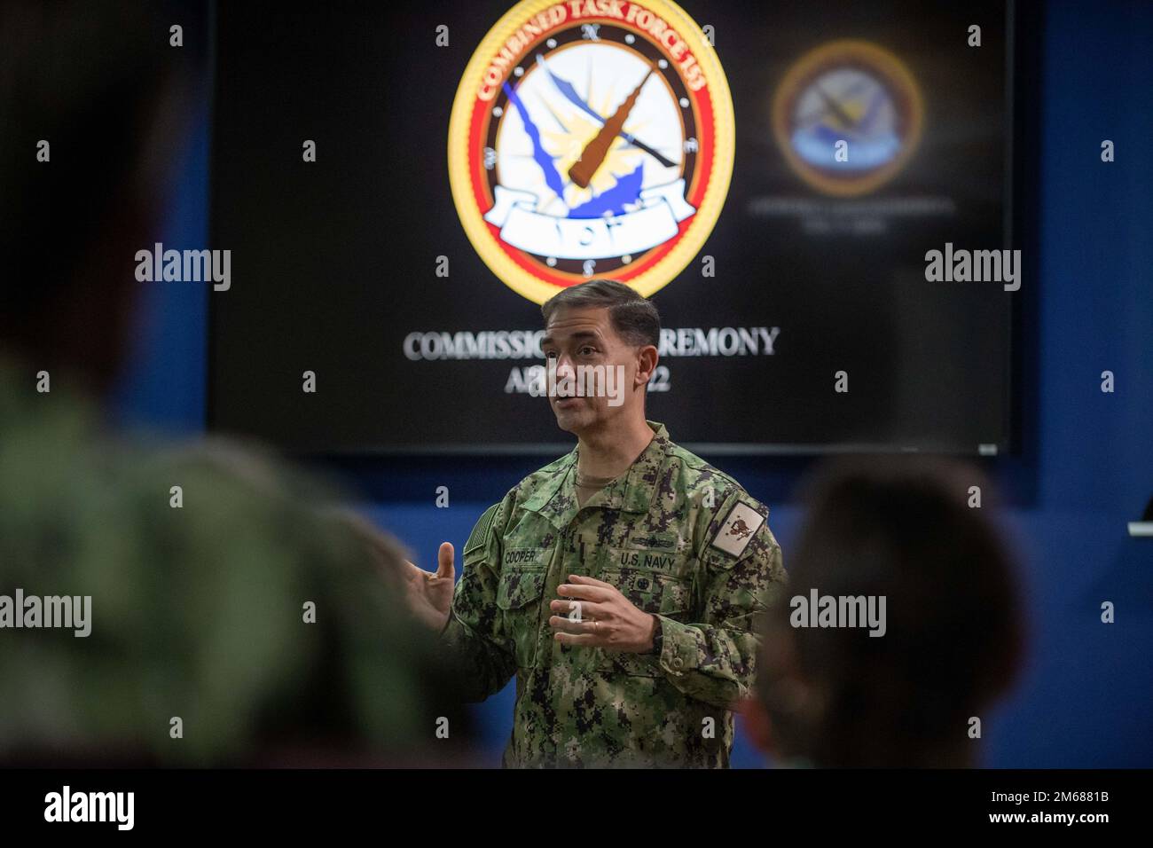 220417-N-KZ419-1015 MANAMA, Bahrain (April 17, 2022) Vice Adm. Brad ...