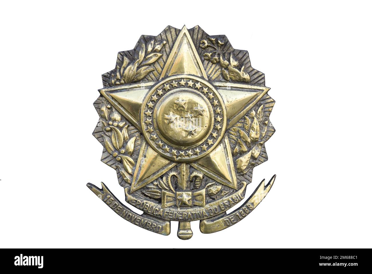 Coat of arms of Brasil Stock Photo - Alamy