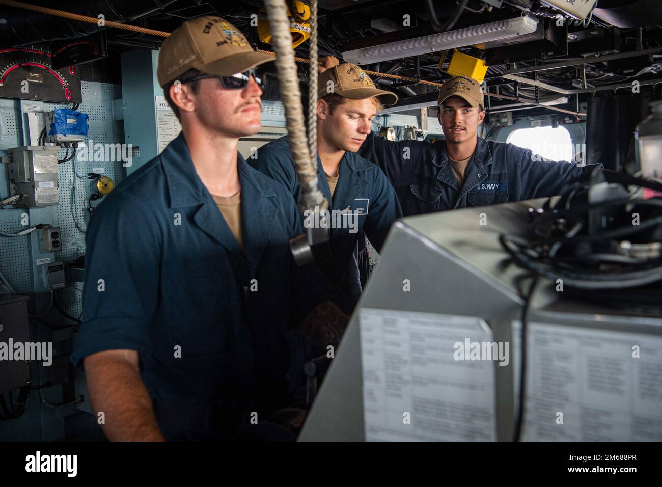 220417-N-TT059-1060 SOUTH CHINA SEA (April 17, 2022) Seaman Johnny ...