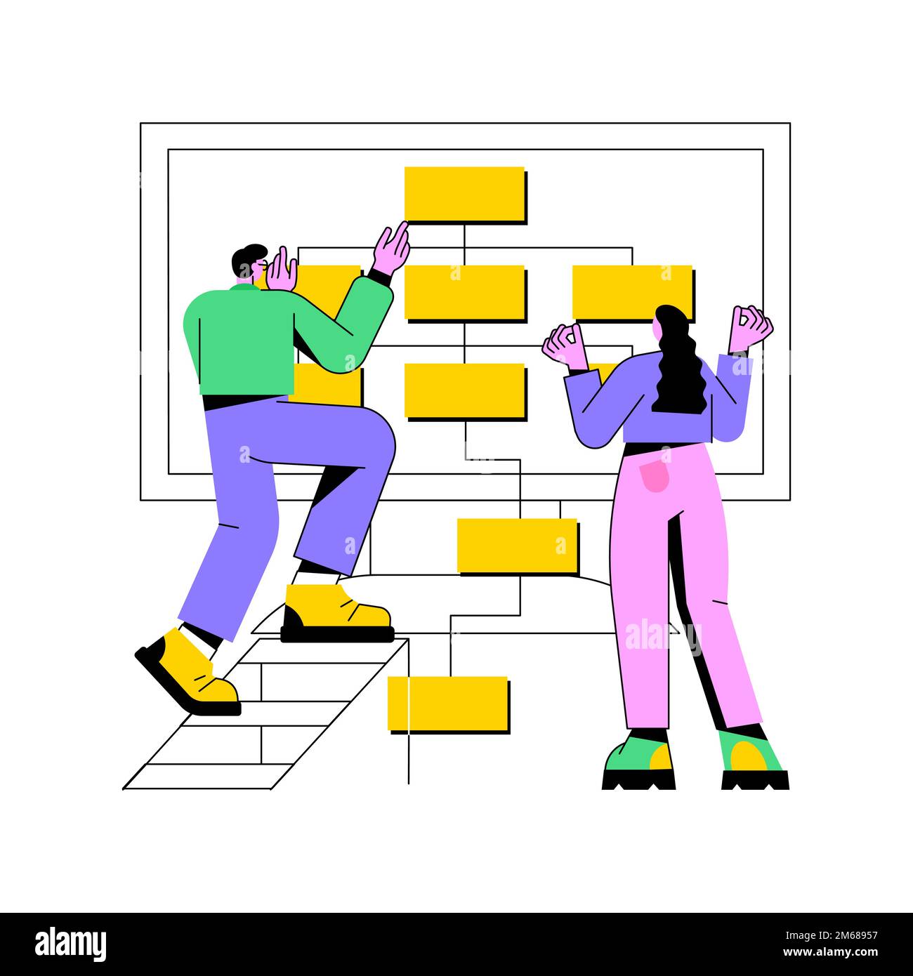 Information architecture abstract concept vector illustration ...